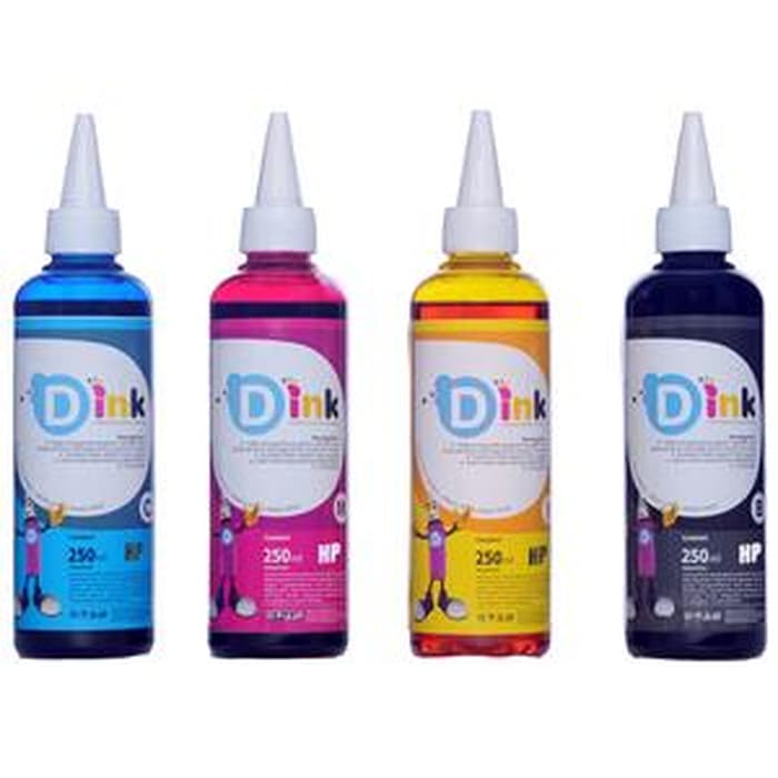 D Ink Tinta Refill Printer HP 250 ml 4 Warna - D'ink Printer