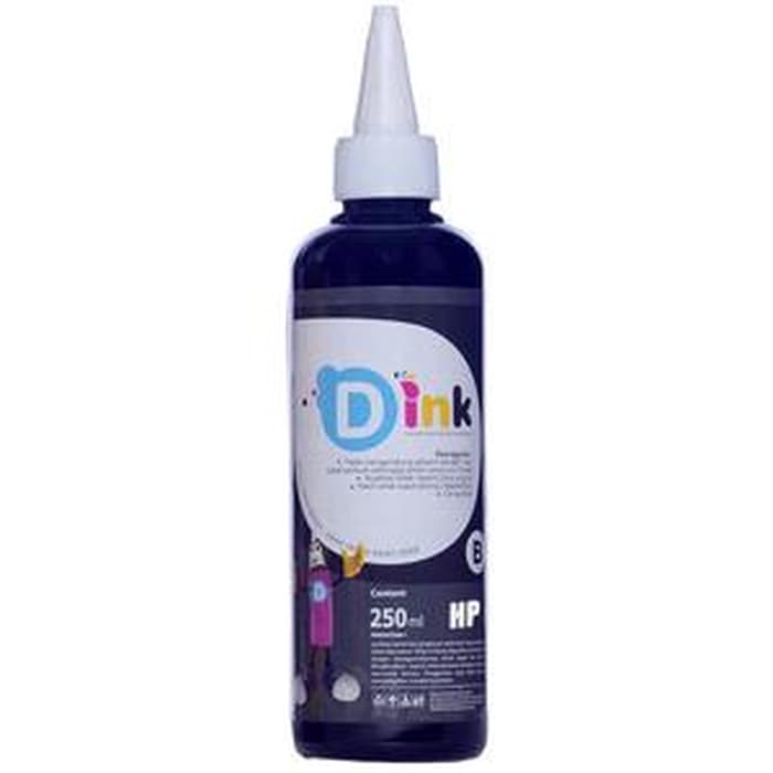 D Ink Tinta Refill Printer HP 250 ml Black / Hitam - D'ink Printer