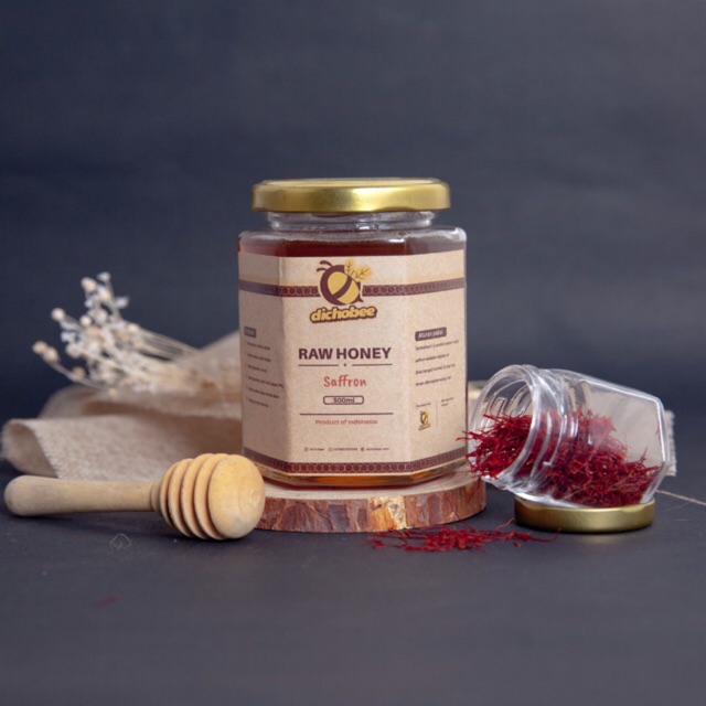 Madu propolis & madu saffron - Madu saffron,200ml - Dichobee