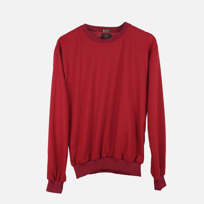 Sweater Polos Basic High Quality Distro Red QY R05 - Merah,XL - Fashion ...