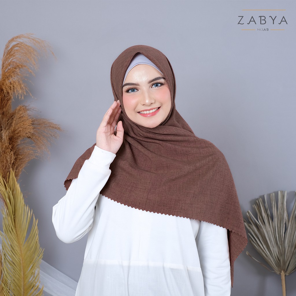 Hijab Segi Empat ZABYA Lizy Jasmine Jilbab Voal Premium - Bubblegum ...
