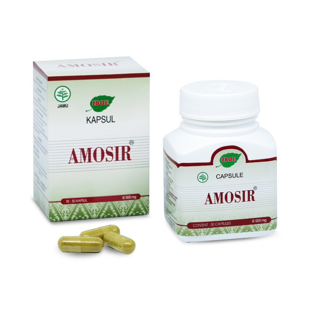 Jamu IBOE 1 botol Amosir Herbal Supplement 30 kapsul - Jamu Iboe