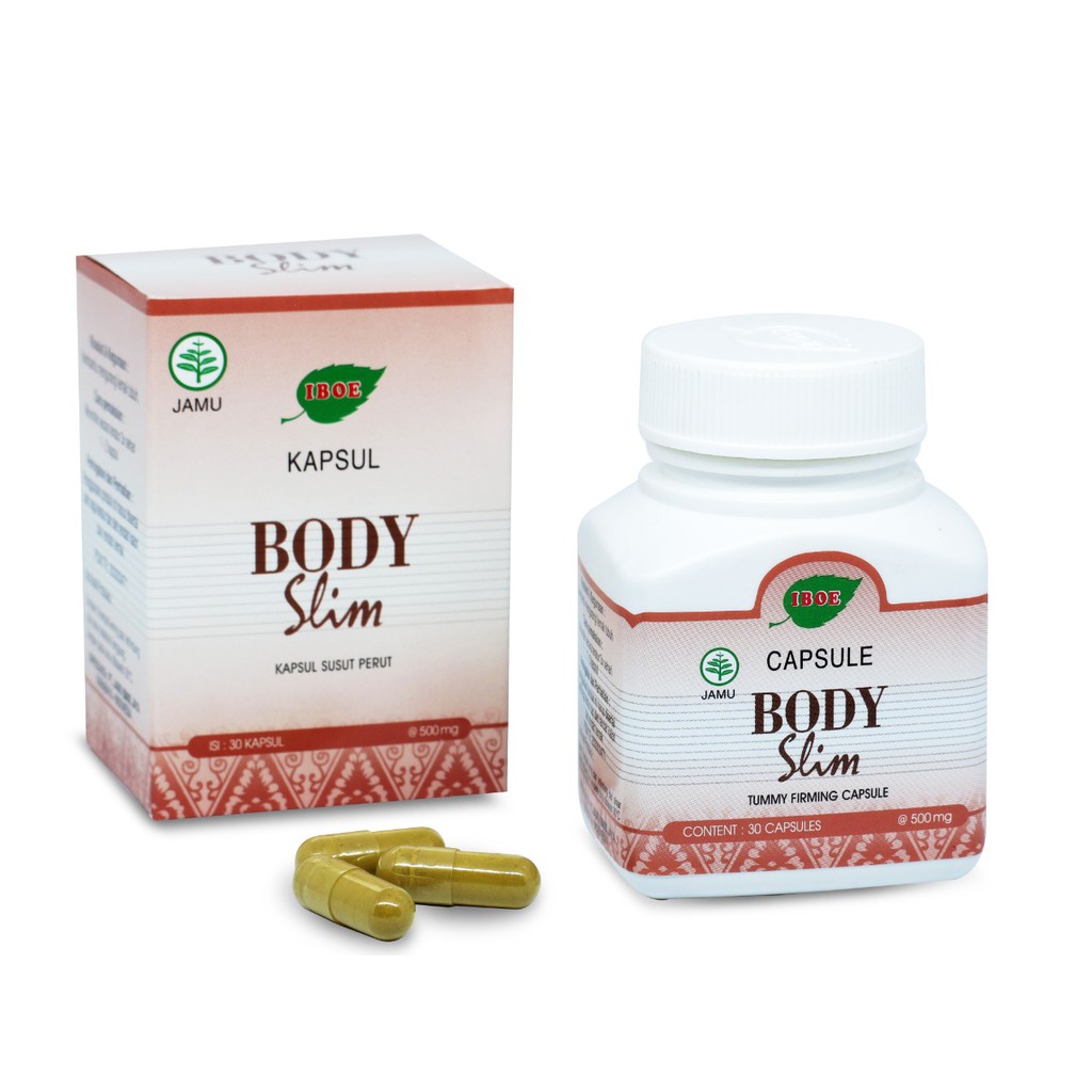 Jamu IBOE 1 botol Body Slim Herbal Supplement 30 kapsul - Jamu Iboe