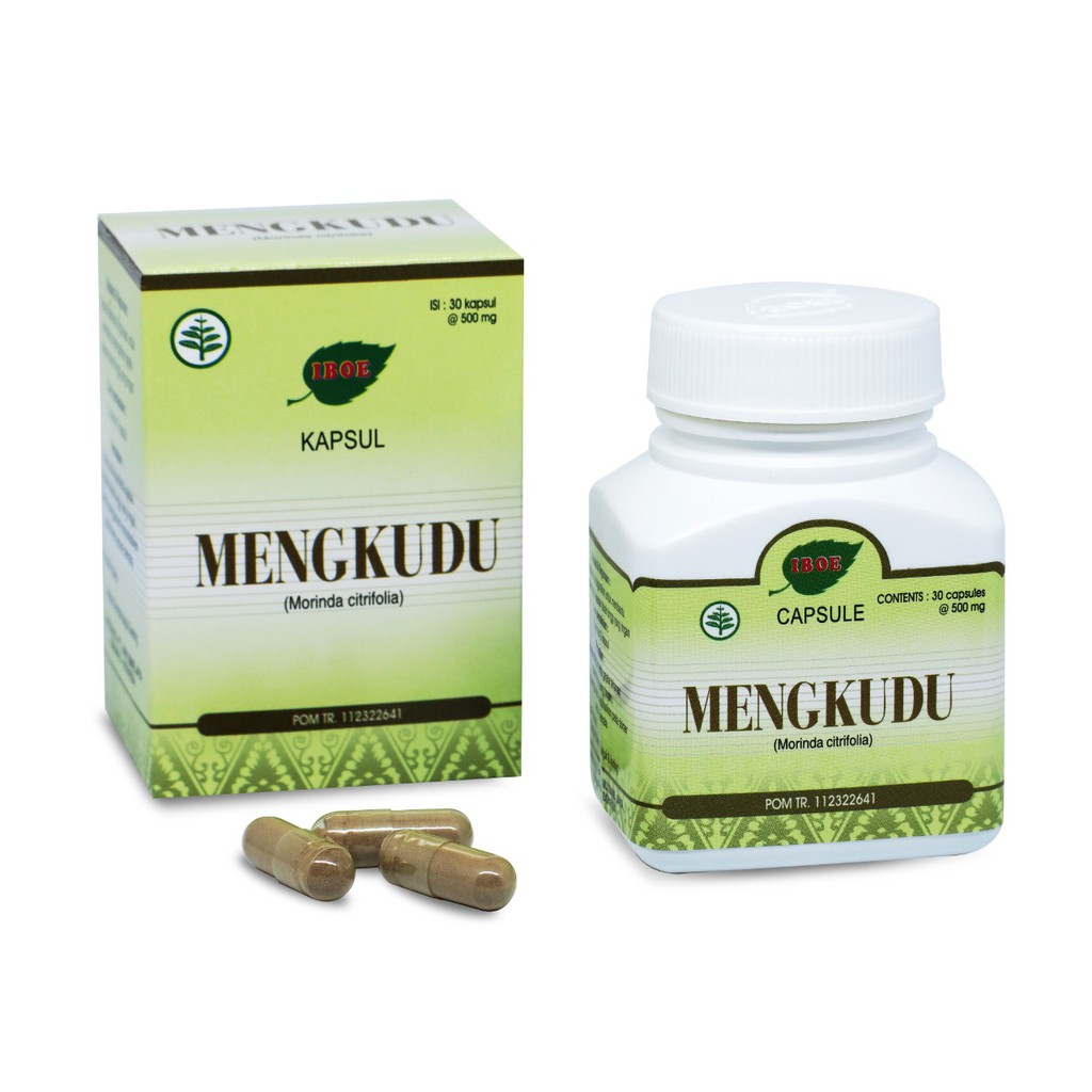 Jamu IBOE 1 botol Mengkudu Herbal Supplement 30 kapsul - Jamu Iboe
