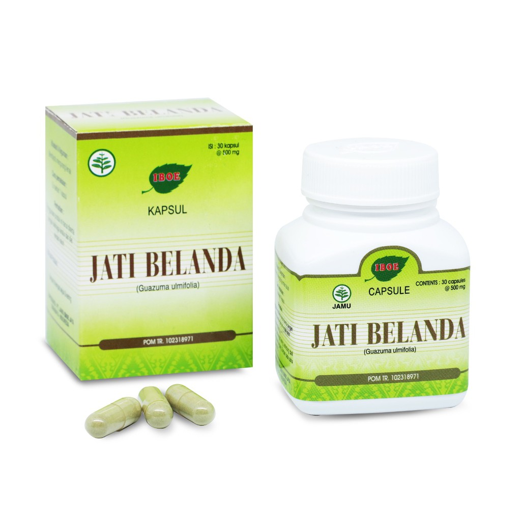 Jamu IBOE 1 botol Jati Belanda Herbal Supplement 30 kapsul - Jamu Iboe