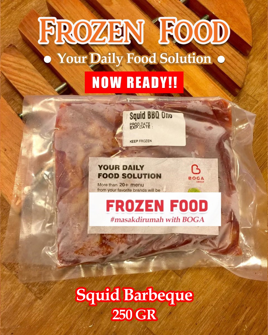 Squid BBQ - BOGA Frozen Food