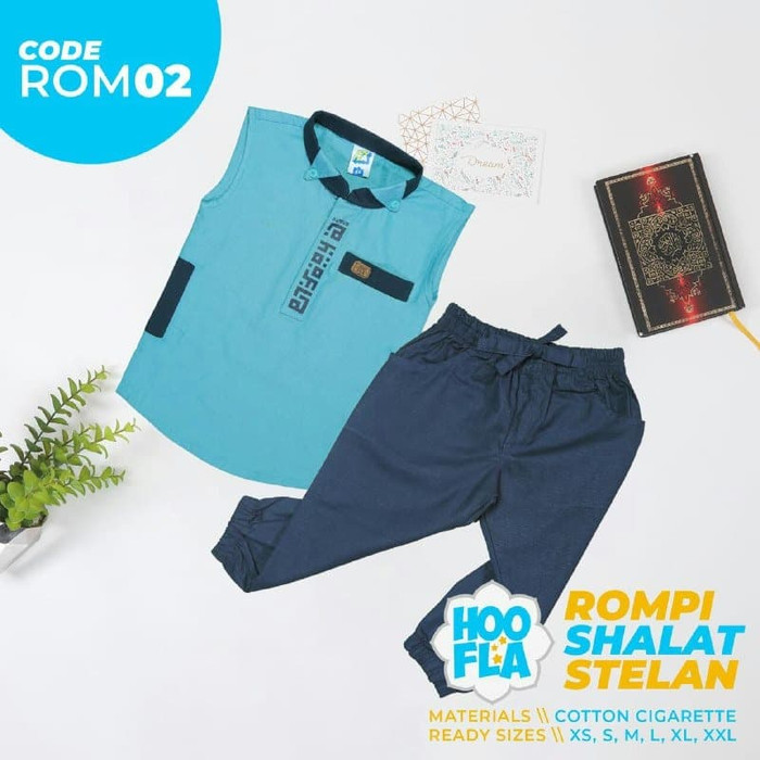 Rompi anak lucu / rompi anak muslim ROM 02 rompi sholat setelan - Tosca ...