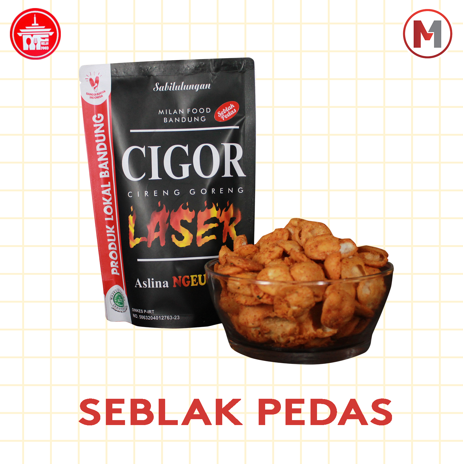 Milan Food - Cigor Laser Seblak Pedas - ALETTA_INNARA