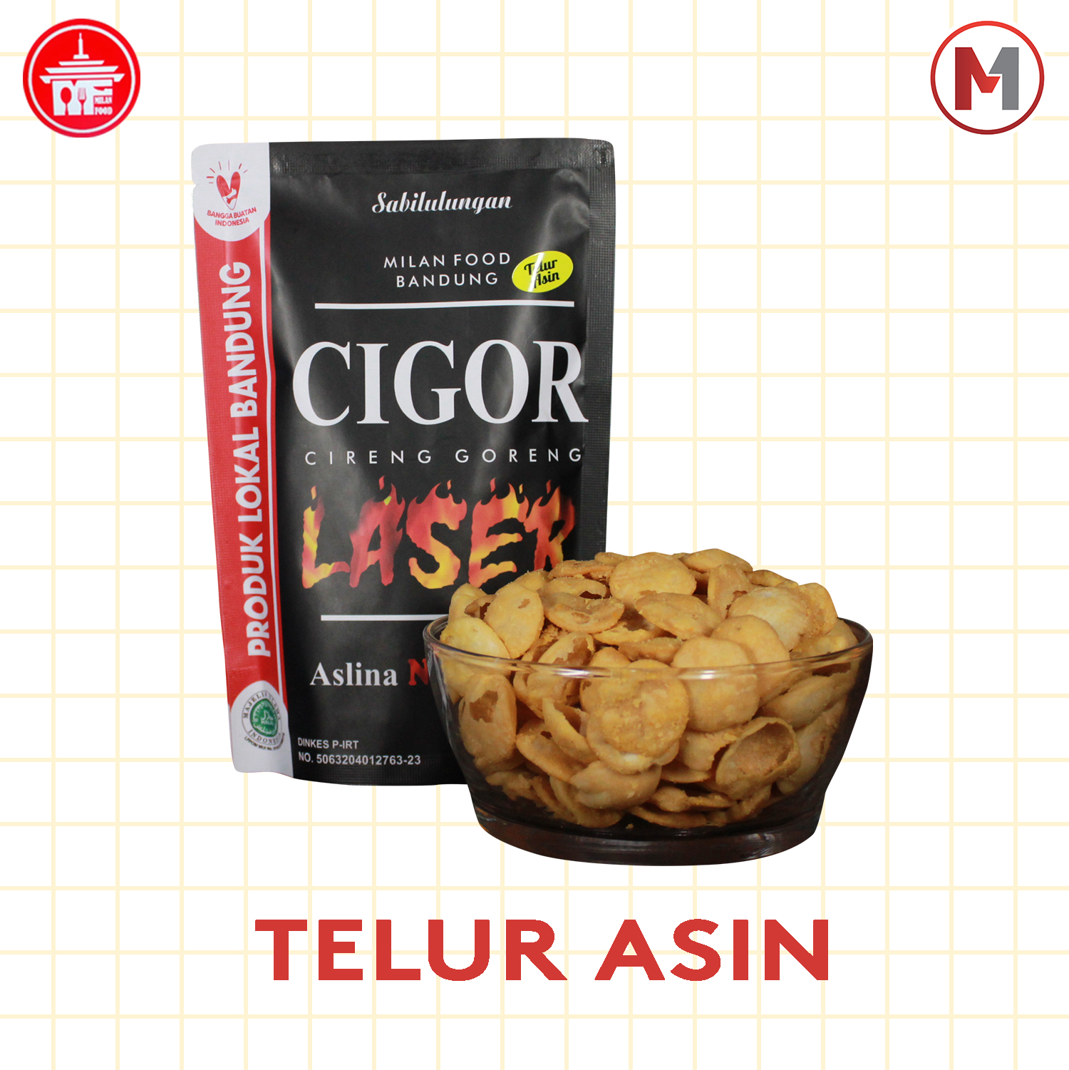 Milan Food - Cigor Laser Telur Asin - ALETTA_INNARA