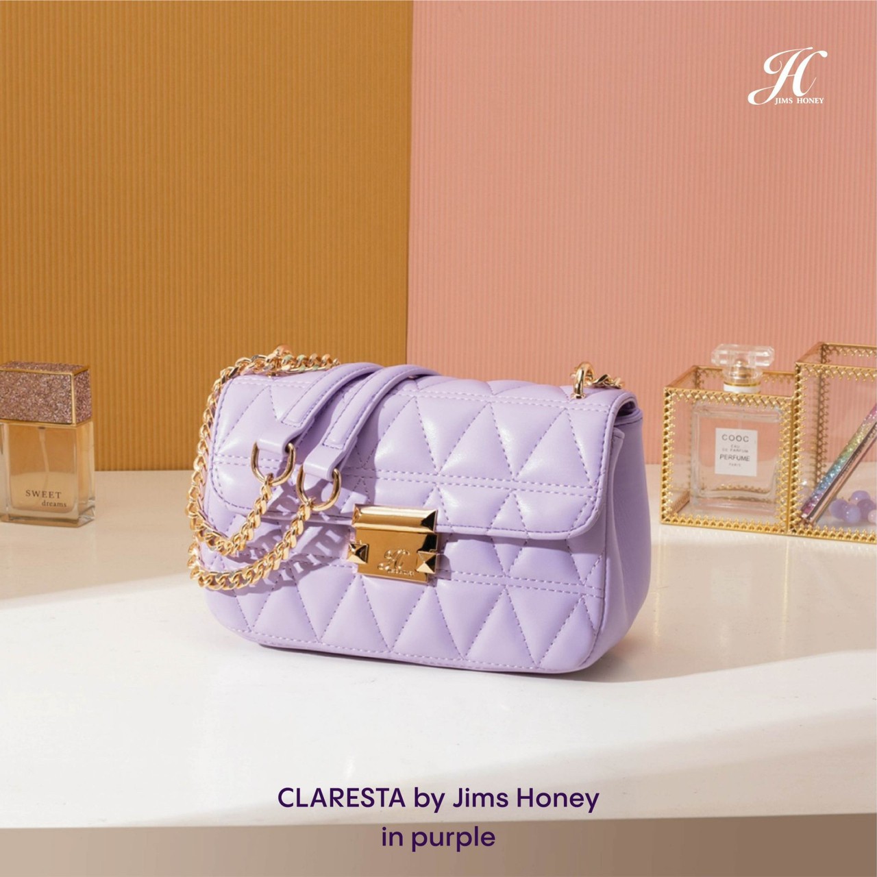 Claresta Bag - purple - JIMSHONEY.ID