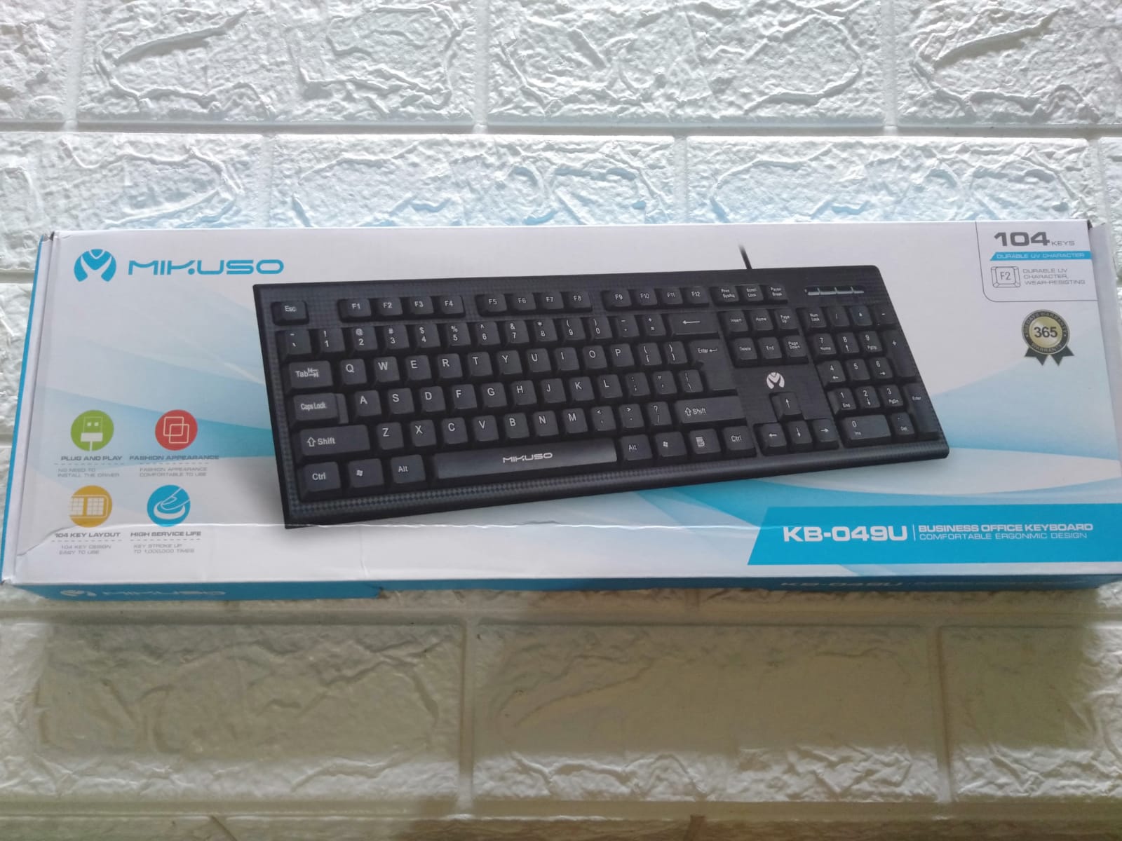 KEYBOARD USB MIKUSO KB-049U - Cakrawala Computer Baubau